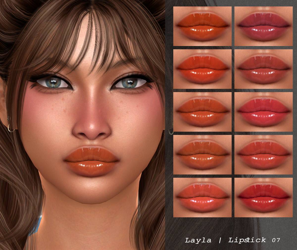Layla - Lipstick L07 - The Sims 4 Create a Sim - CurseForge