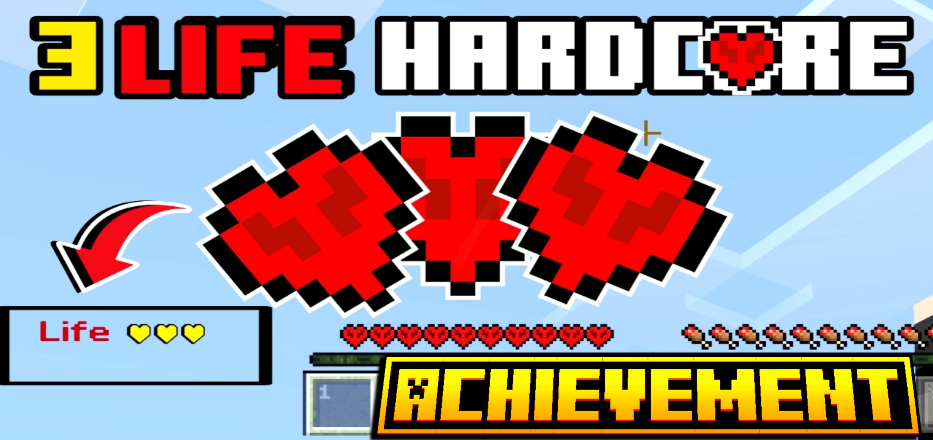 DHealth & Damage Bar [Achievement Friendly] | Minecraft PE Addons