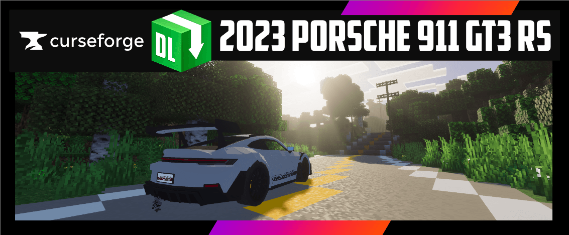 Porsche 911 Gt3 Rs (2023) - Gallery - Minecraft Bedrock Addons - CurseForge