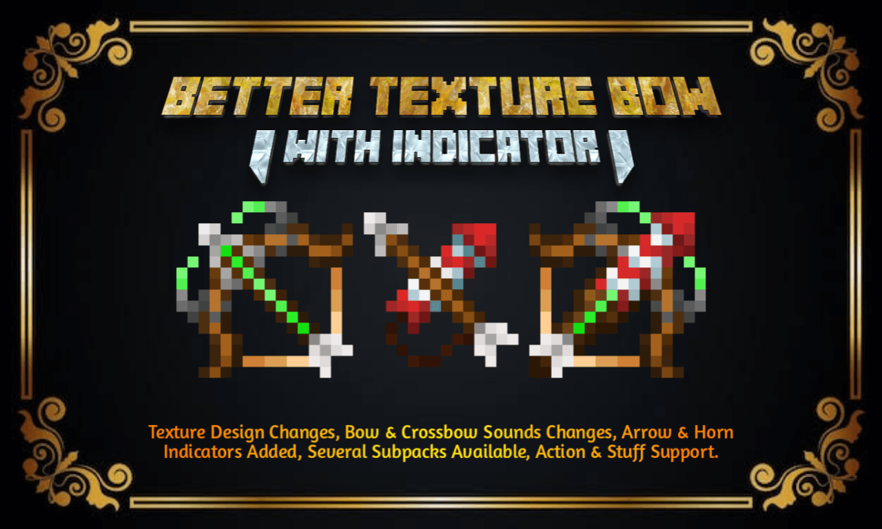 Better Texture Bow With Indicator V2 - Gallery - Minecraft Bedrock ...