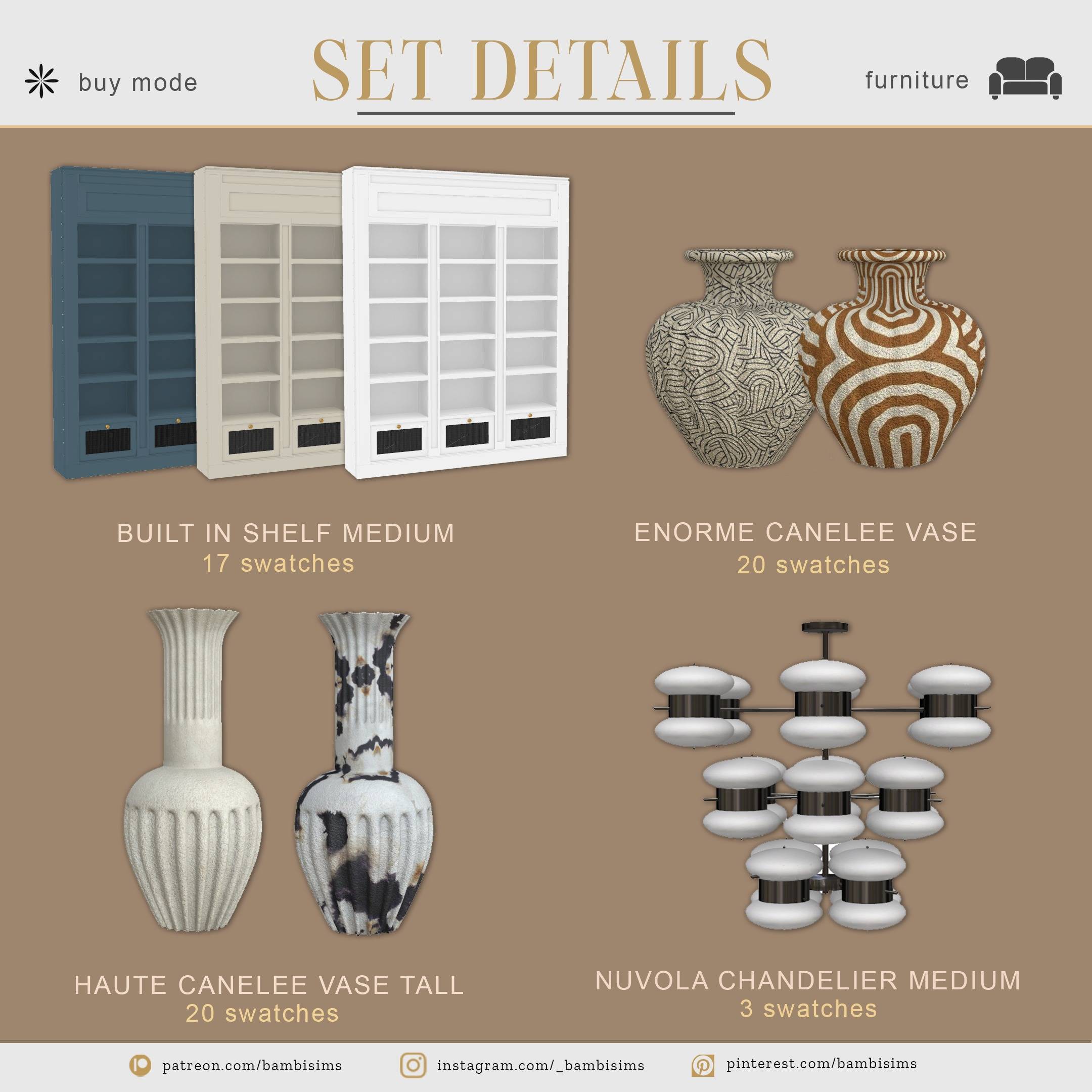 Shermine collection vol.2 - Gallery - The Sims 4 Build / Buy - CurseForge