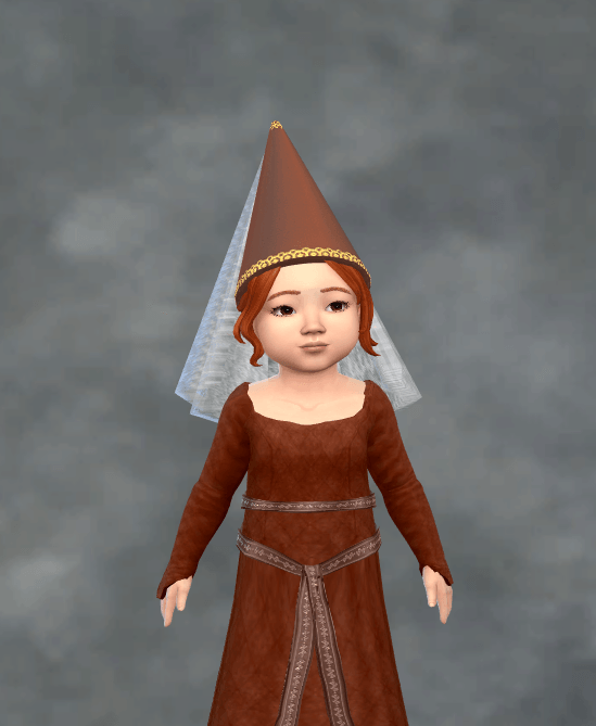 Happily Ever After: Medieval Cone Hennin for All Ages - The Sims 4 ...