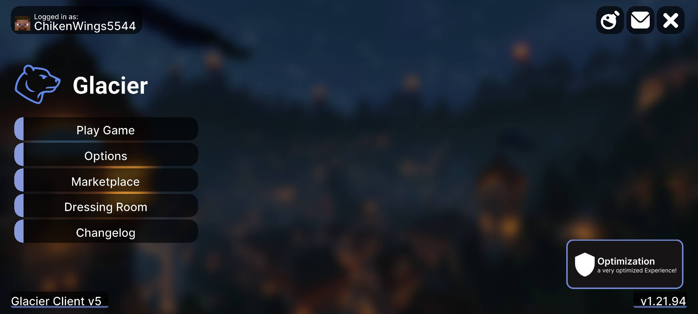 Glacier Client V5 - Gallery - Minecraft Bedrock Texture Packs - CurseForge