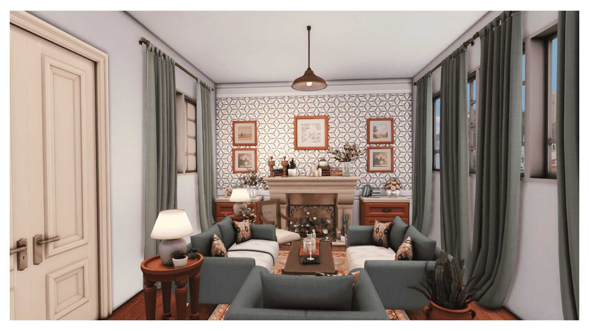 Millennial Living Room - Gallery - The Sims 4 Rooms / Lots - CurseForge