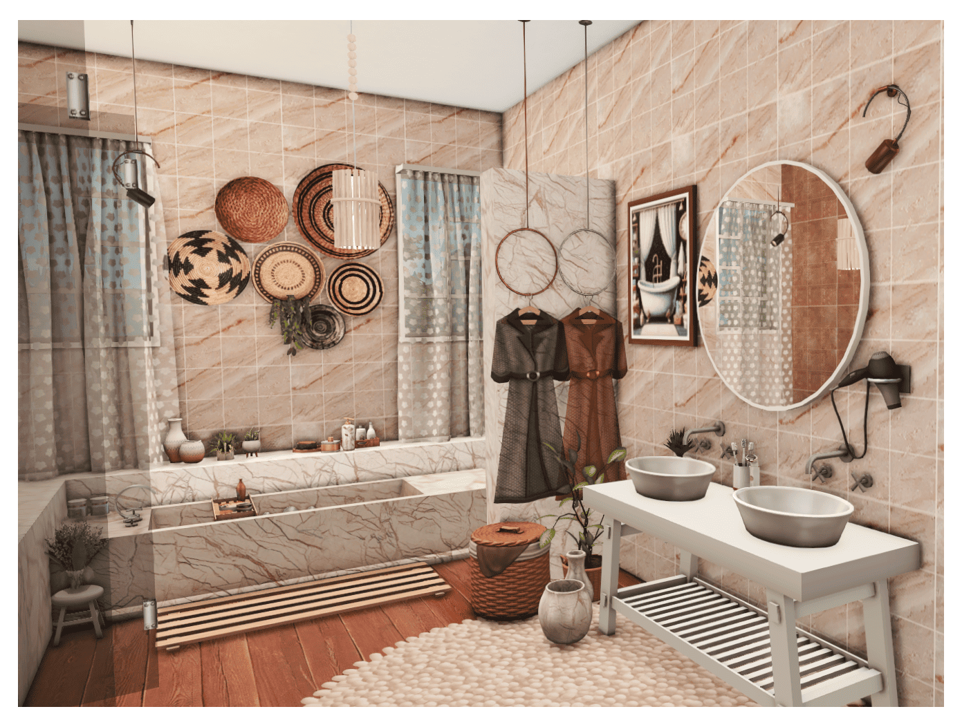 Millennial Bathroom - Gallery - The Sims 4 Rooms / Lots - CurseForge