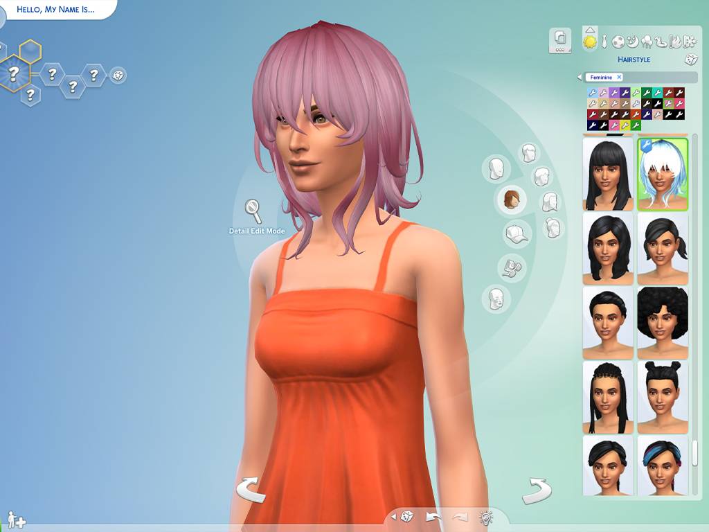 Shorekeeper hair CC (Wuthering Waves) - Gallery - The Sims 4 Create a ...