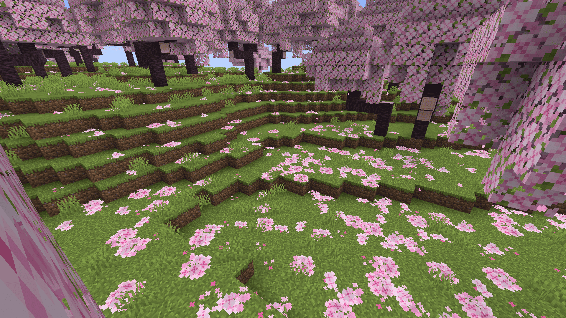 Bushy pink petals, wildflowers & leaf litter - Gallery - Minecraft ...