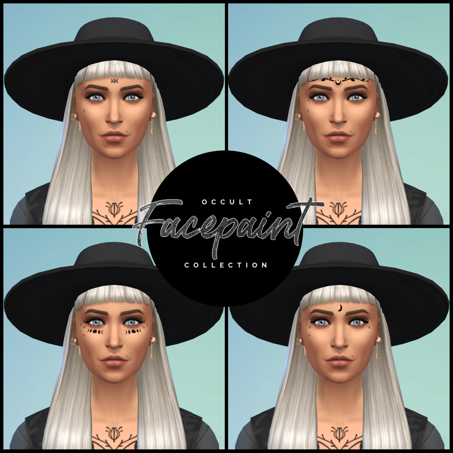 Occult Facepaint Set - The Sims 4 Create a Sim - CurseForge
