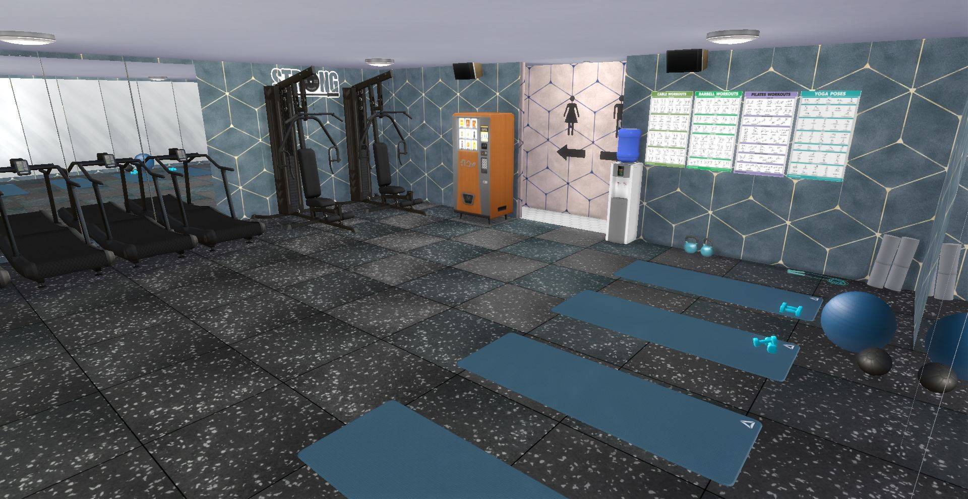 Simple GYM - Gallery - The Sims 4 Rooms / Lots - CurseForge