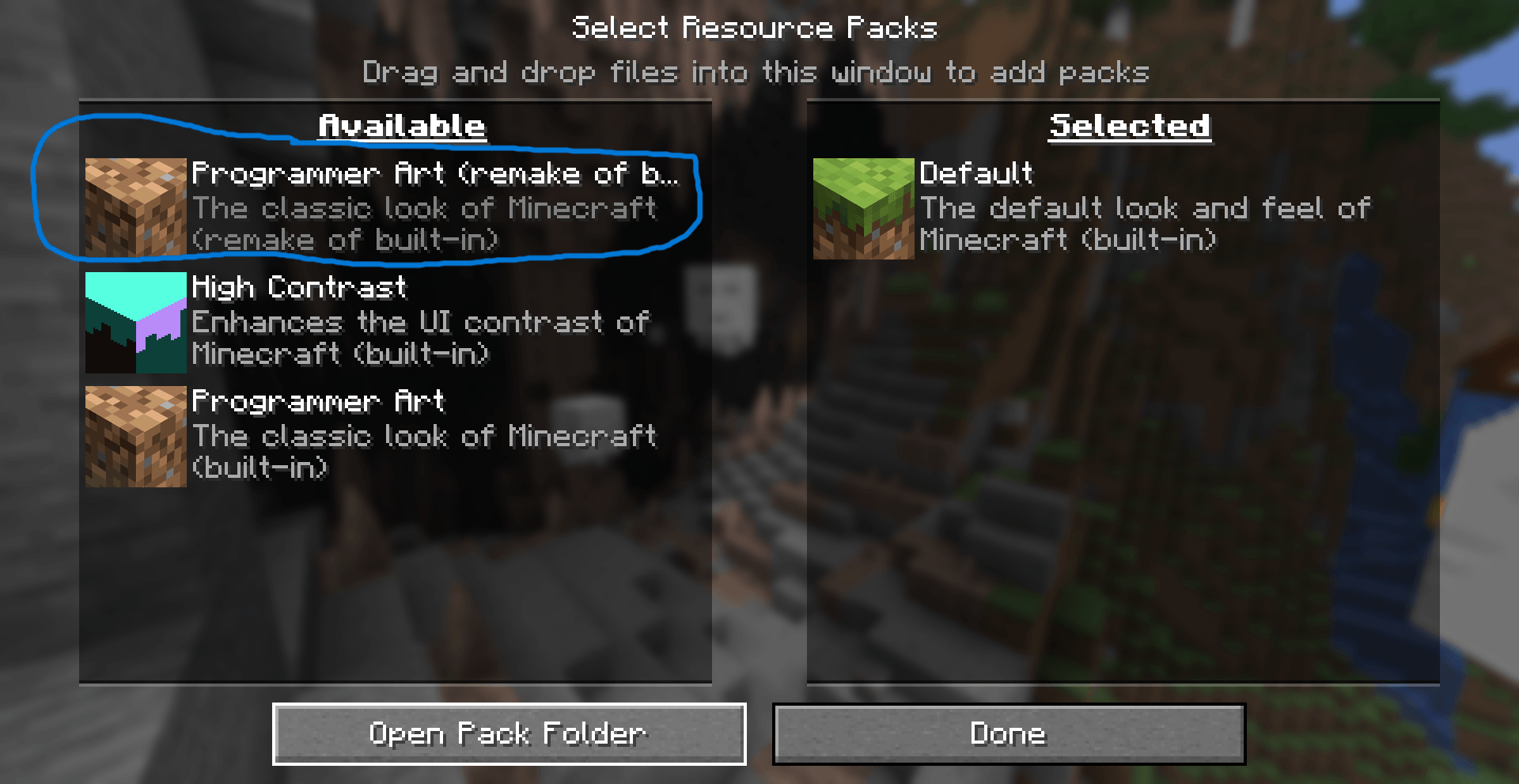 Programmer Art (remake of built-in) - Gallery - Minecraft Resource ...