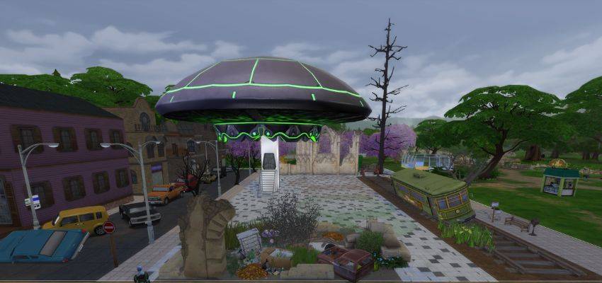 Alien landing place - Gallery - The Sims 4 Rooms / Lots - CurseForge