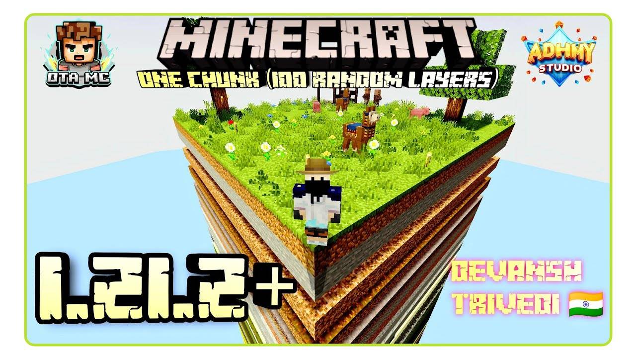 One chunk 100 random layers - Gallery - Minecraft Bedrock Maps - CurseForge