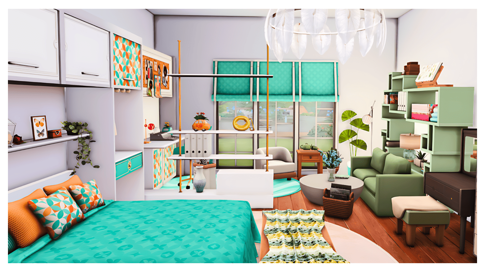 Millennial Primary Bedroom - Gallery - The Sims 4 Rooms / Lots - CurseForge