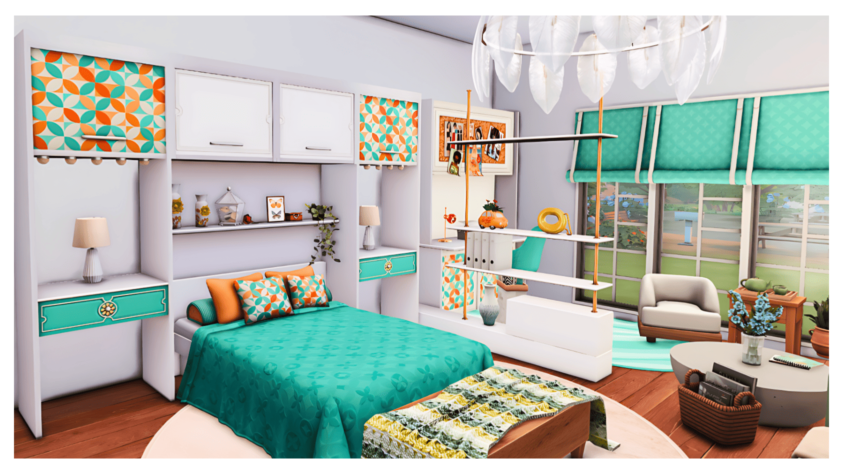 Millennial Primary Bedroom - Gallery - The Sims 4 Rooms / Lots - CurseForge