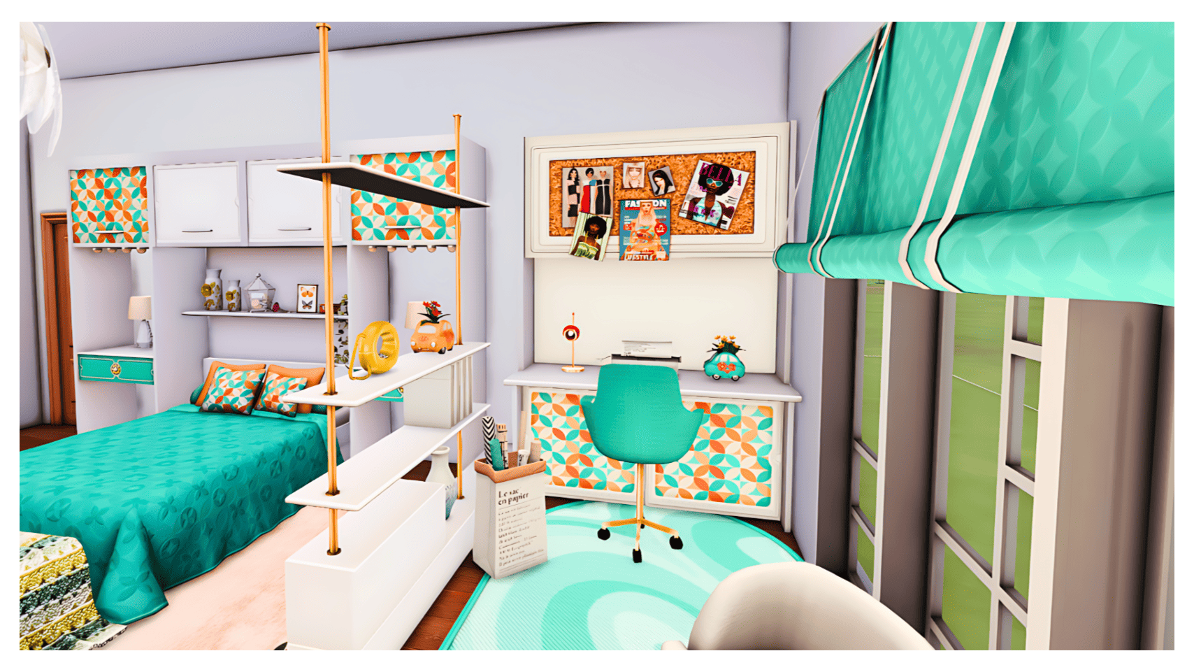 Millennial Primary Bedroom - Gallery - The Sims 4 Rooms / Lots - CurseForge