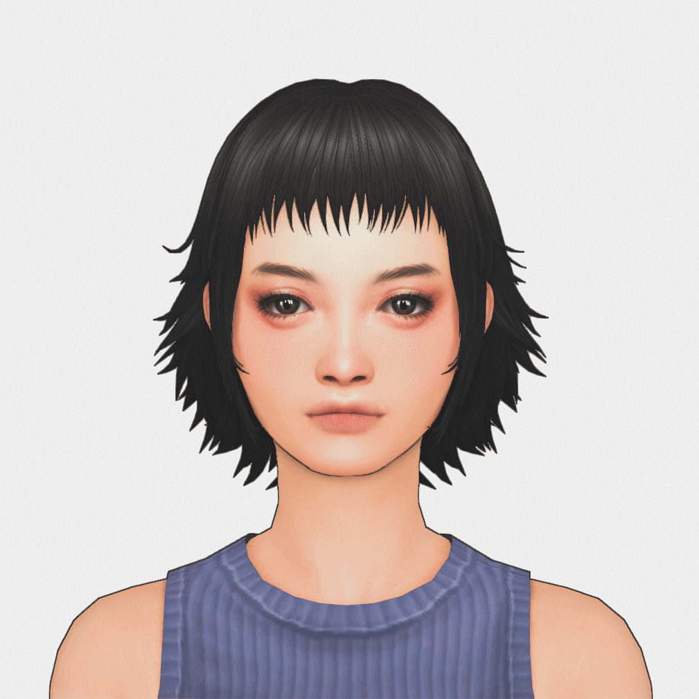 Hatori Hair - The Sims 4 Create a Sim - CurseForge