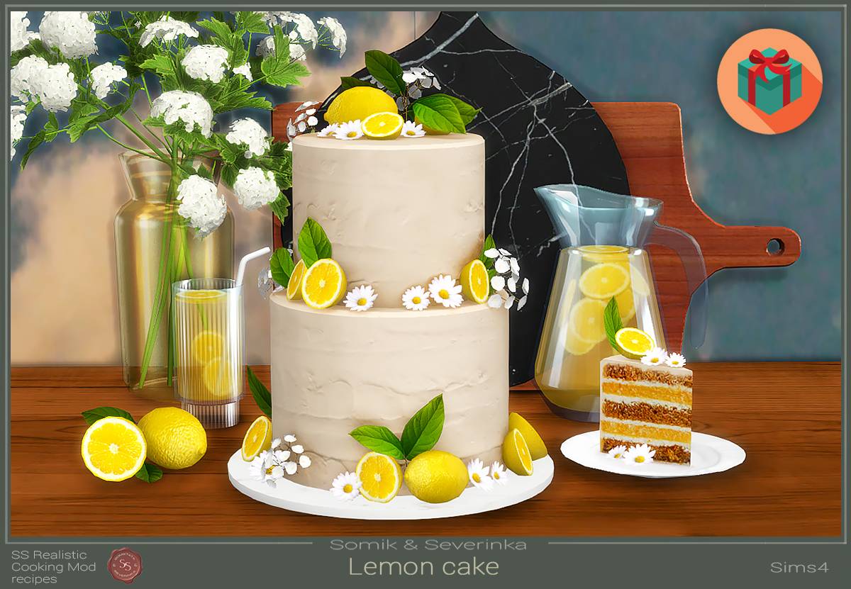 Lemon cake - The Sims 4 Mods - CurseForge