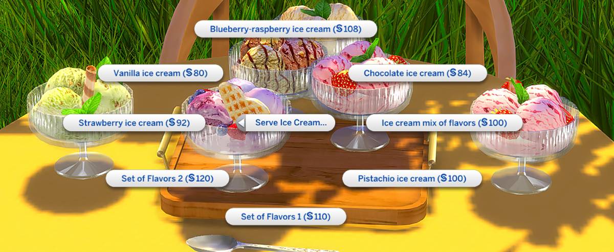 Functional Ice Cream Tray - The Sims 4 Mods - CurseForge