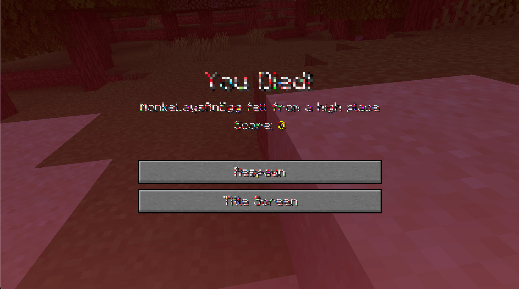 Glitchy font - Gallery - Minecraft Resource Packs - CurseForge