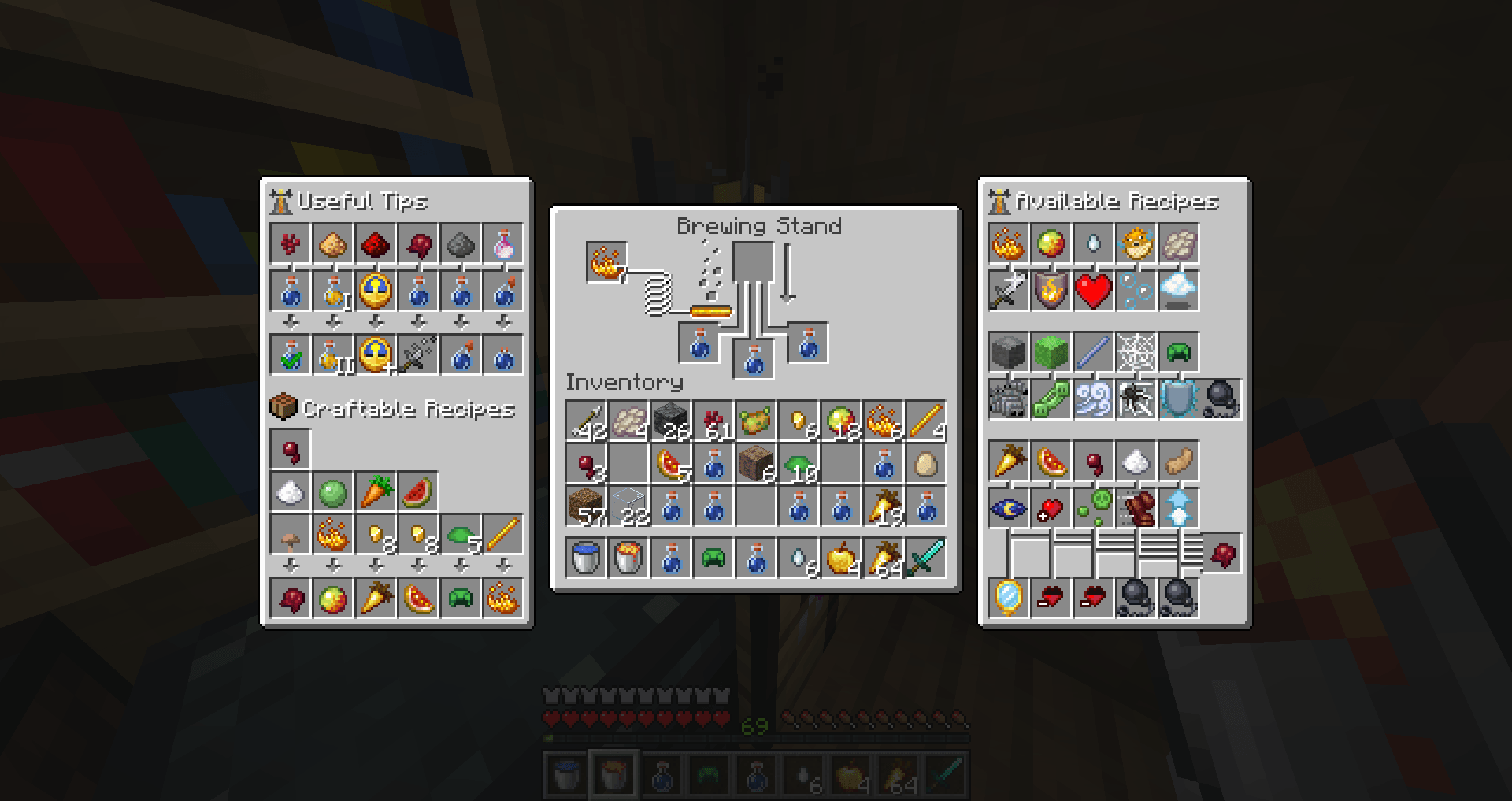 Potion Recipes: Vanilla Edition! - Minecraft Resource Packs - CurseForge