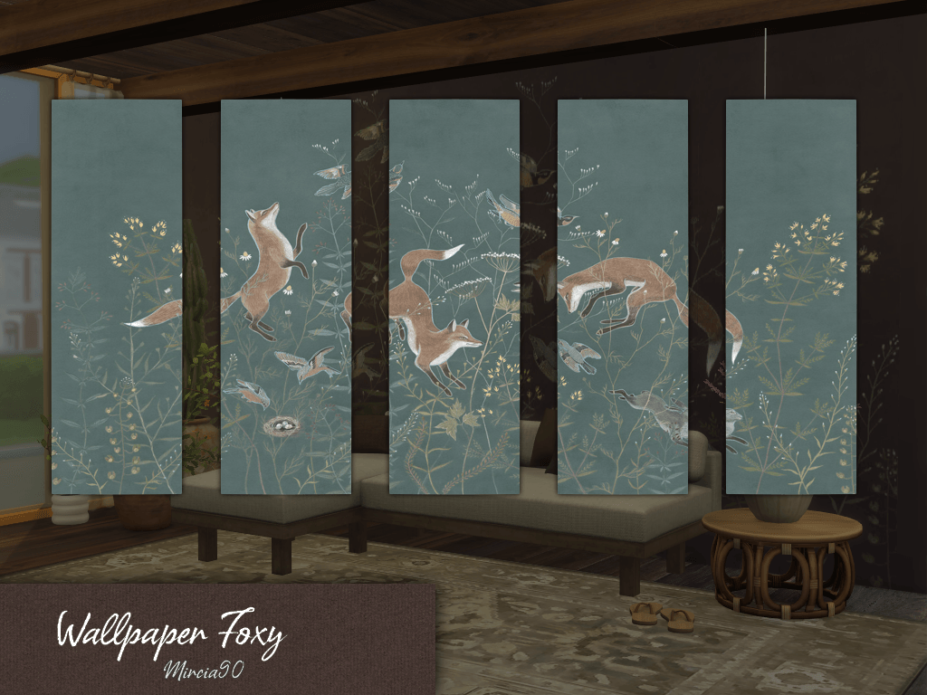 Wallpaper Foxy - Gallery - The Sims 4 Build / Buy - CurseForge