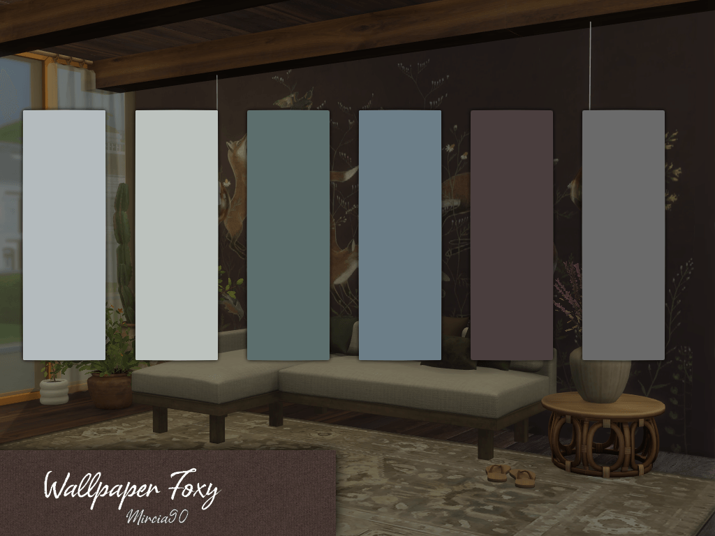 Wallpaper Foxy - Gallery - The Sims 4 Build / Buy - CurseForge