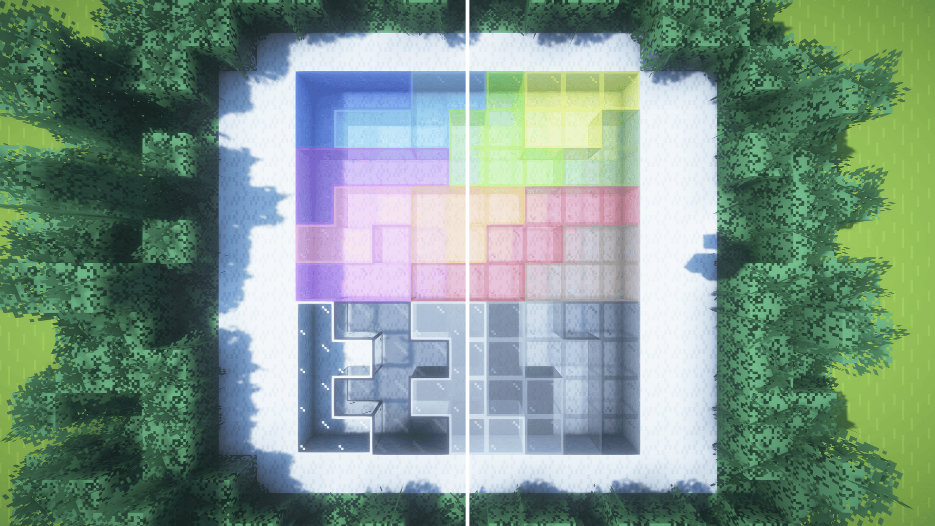 Bare Bones - Connected Glass - Minecraft Resource Packs - CurseForge