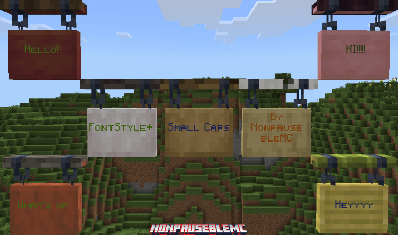 FontStyle+ v1.0.2 - Minecraft Bedrock Texture Packs - CurseForge