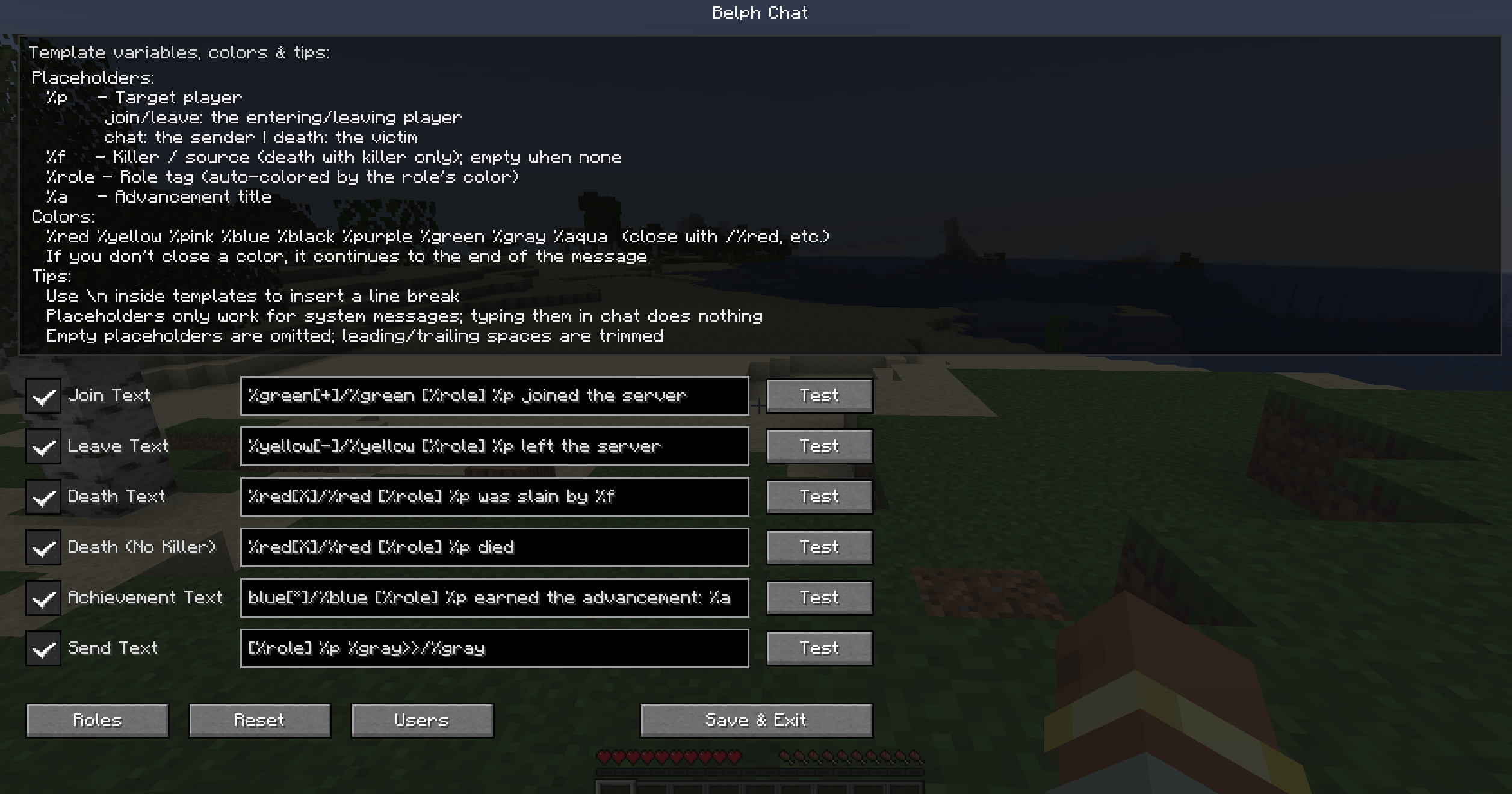 Belph Chat - Gallery - Minecraft Mods - CurseForge