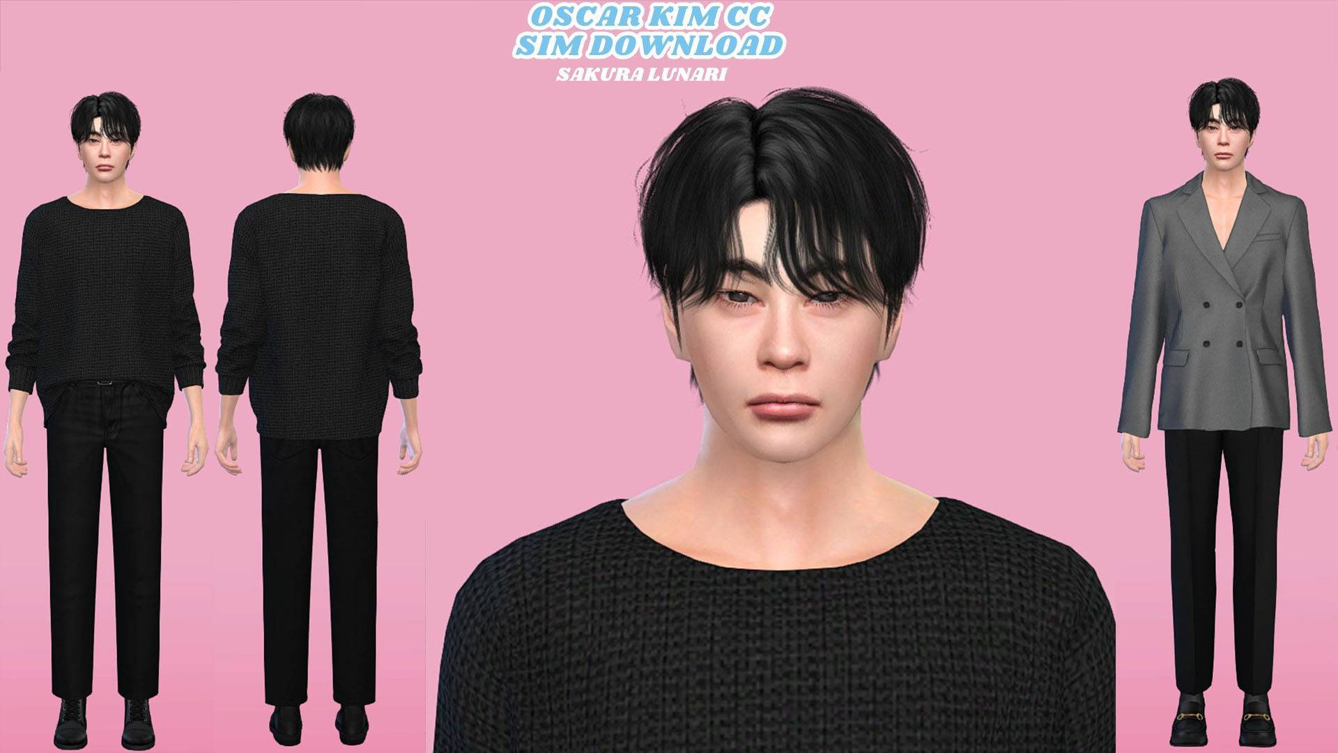 Oscar Kim CC - The Sims 4 Sims / Households - CurseForge
