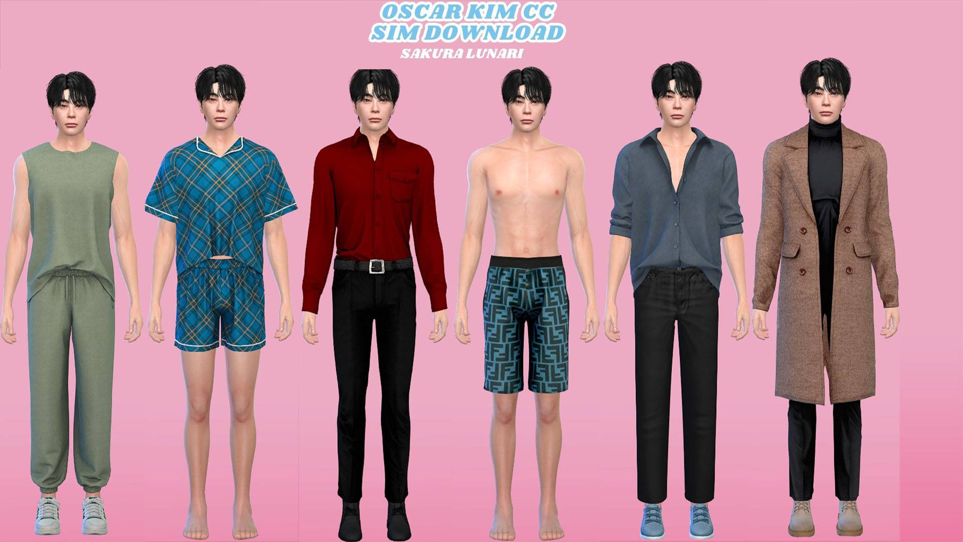Oscar Kim CC - The Sims 4 Sims / Households - CurseForge