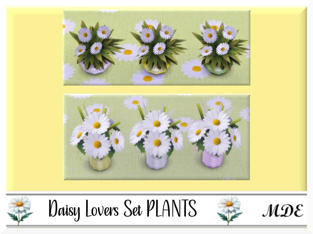 Daisy Lovers Set - Gallery - The Sims 4 Build / Buy - CurseForge