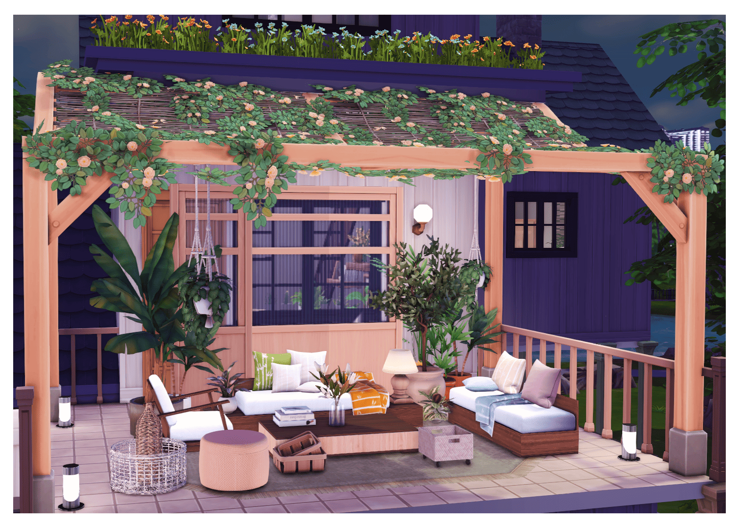 Blossom & Vine Pergola Retreat - Gallery - The Sims 4 Rooms / Lots ...