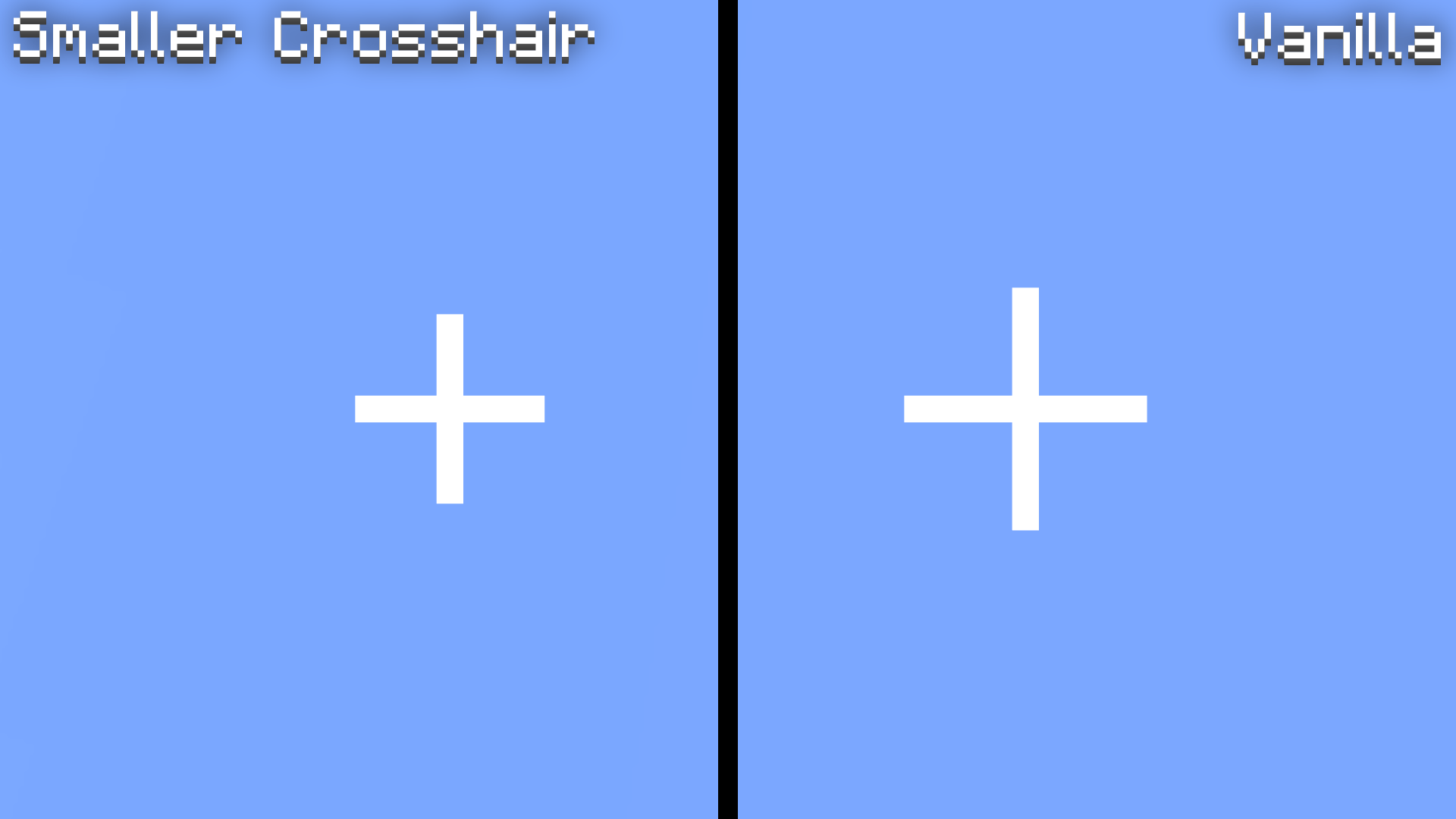 Smaller Crosshair - Minecraft Resource Packs - CurseForge