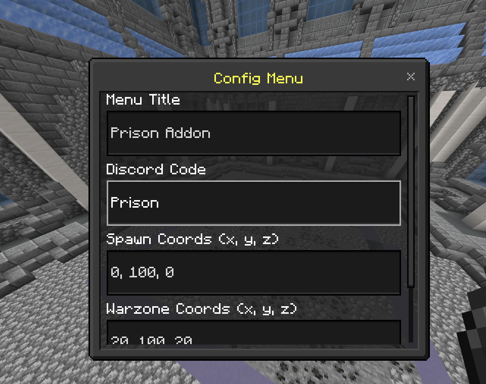 Prison addon - Gallery - Minecraft Bedrock Scripts - CurseForge