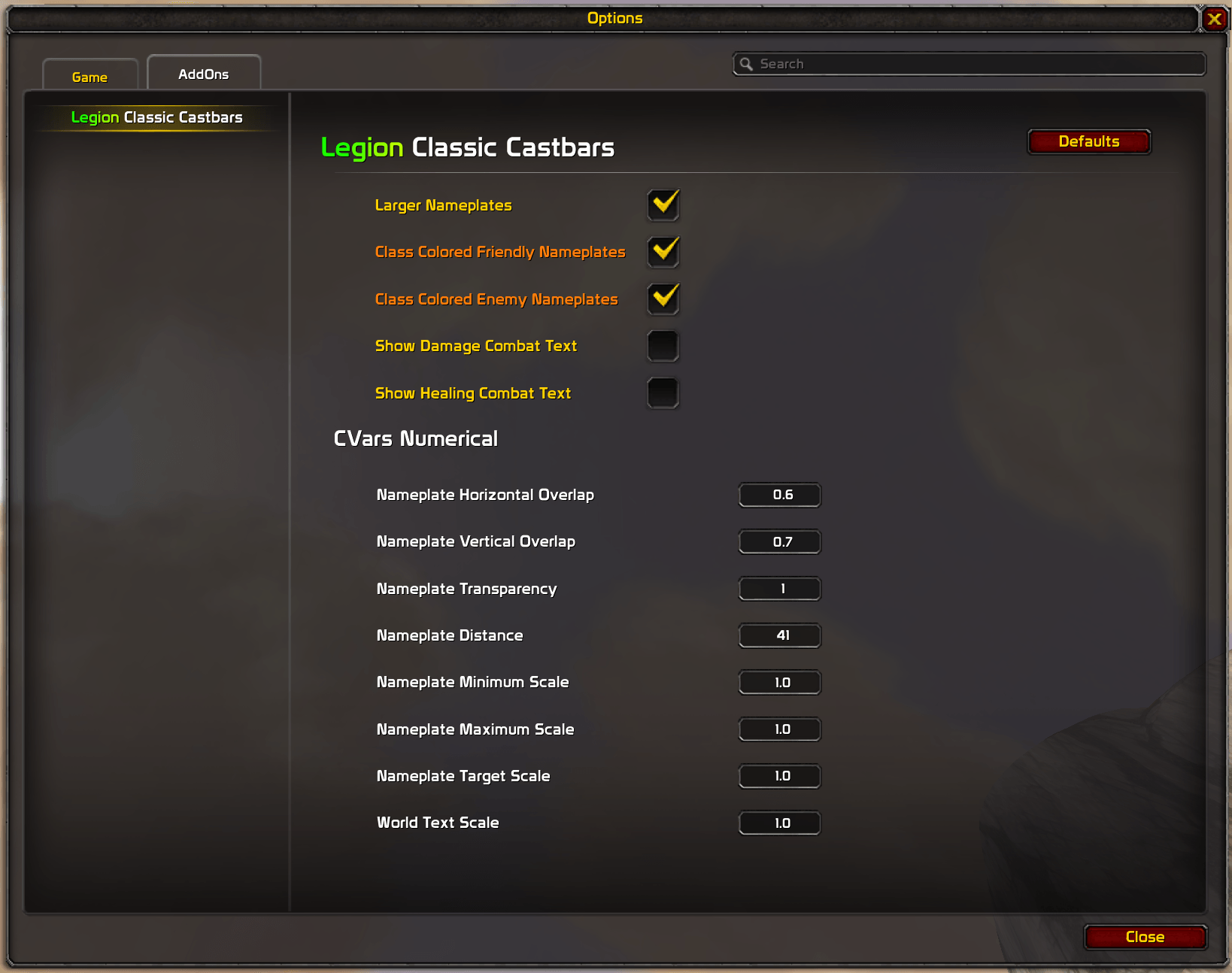 Legion Classic Castbars - World of Warcraft Addons - CurseForge