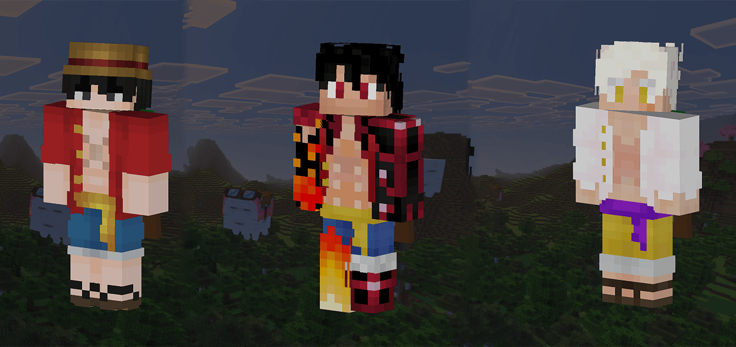 One Piece Skin Pack | 20+ SKINS!! - Gallery - Minecraft Bedrock Addons ...