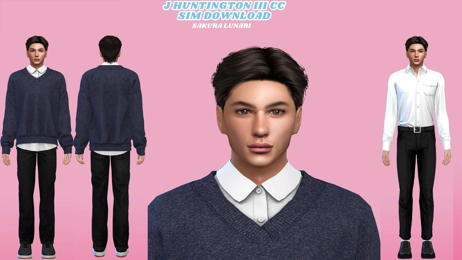 J Huntington III CC - The Sims 4 Sims / Households - CurseForge