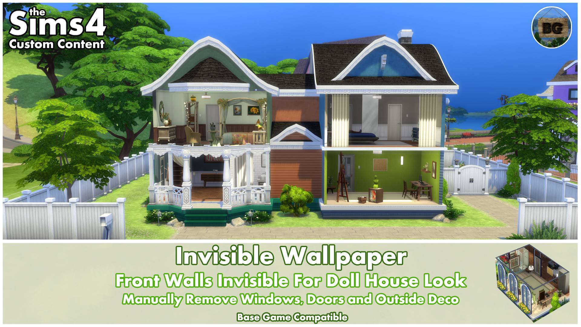 Invisible Wall ~ Wallpaper - The Sims 4 Build / Buy - CurseForge