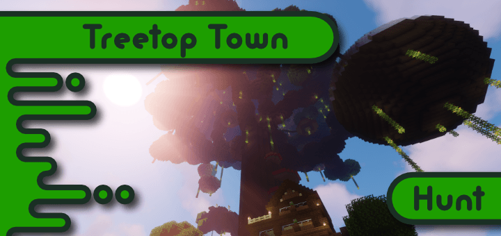 Treetop Town Hunt - Gallery - Minecraft Bedrock Maps - CurseForge