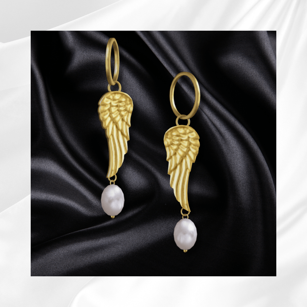 Gold Pearl Wing Earrings - The Sims 4 Create a Sim - CurseForge