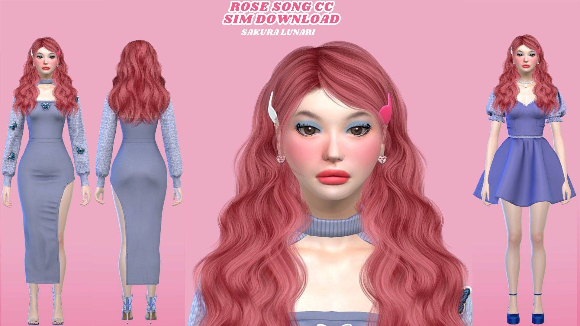 Rose Song CC - The Sims 4 Sims / Households - CurseForge