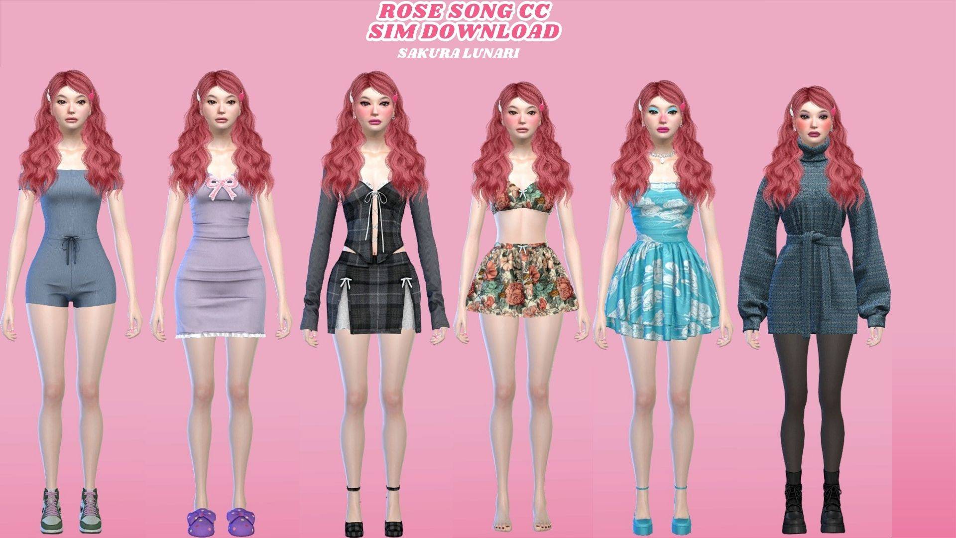 Rose Song CC - The Sims 4 Sims / Households - CurseForge