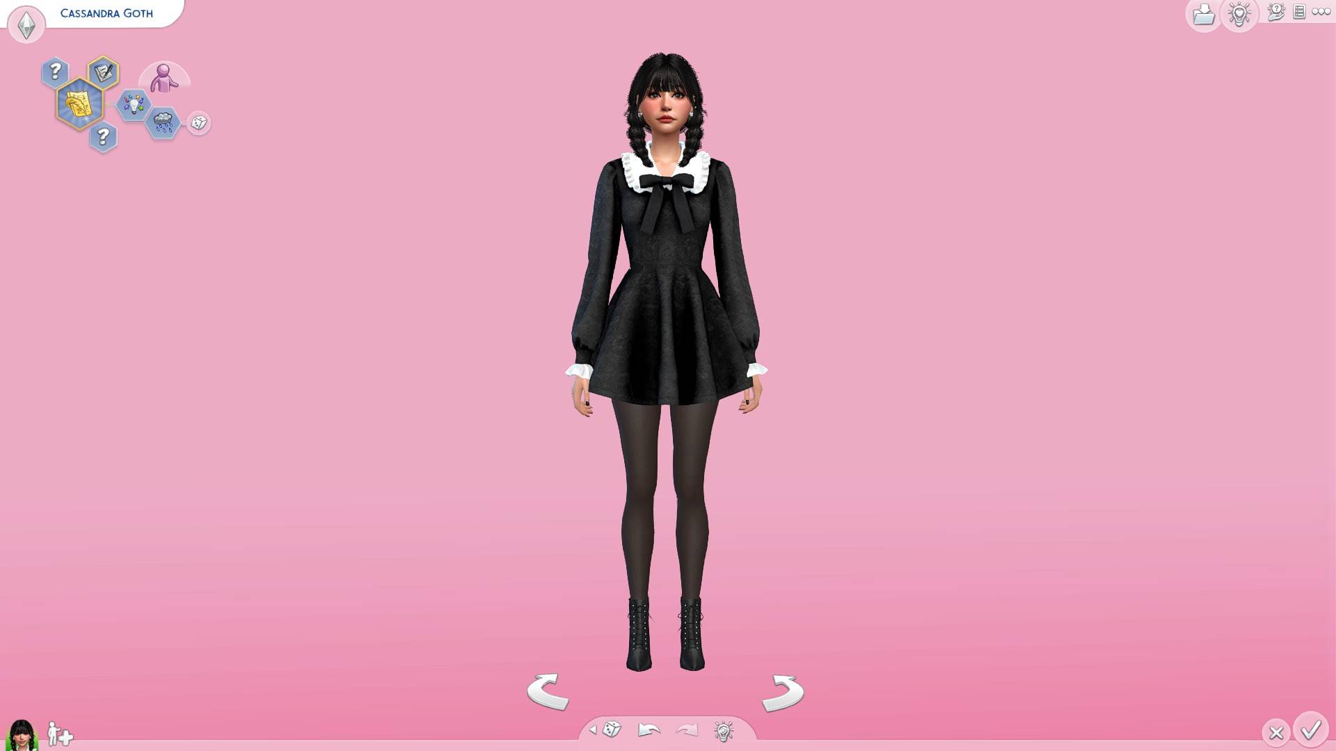 Cassandra Goth CC - The Sims 4 Sims / Households - CurseForge