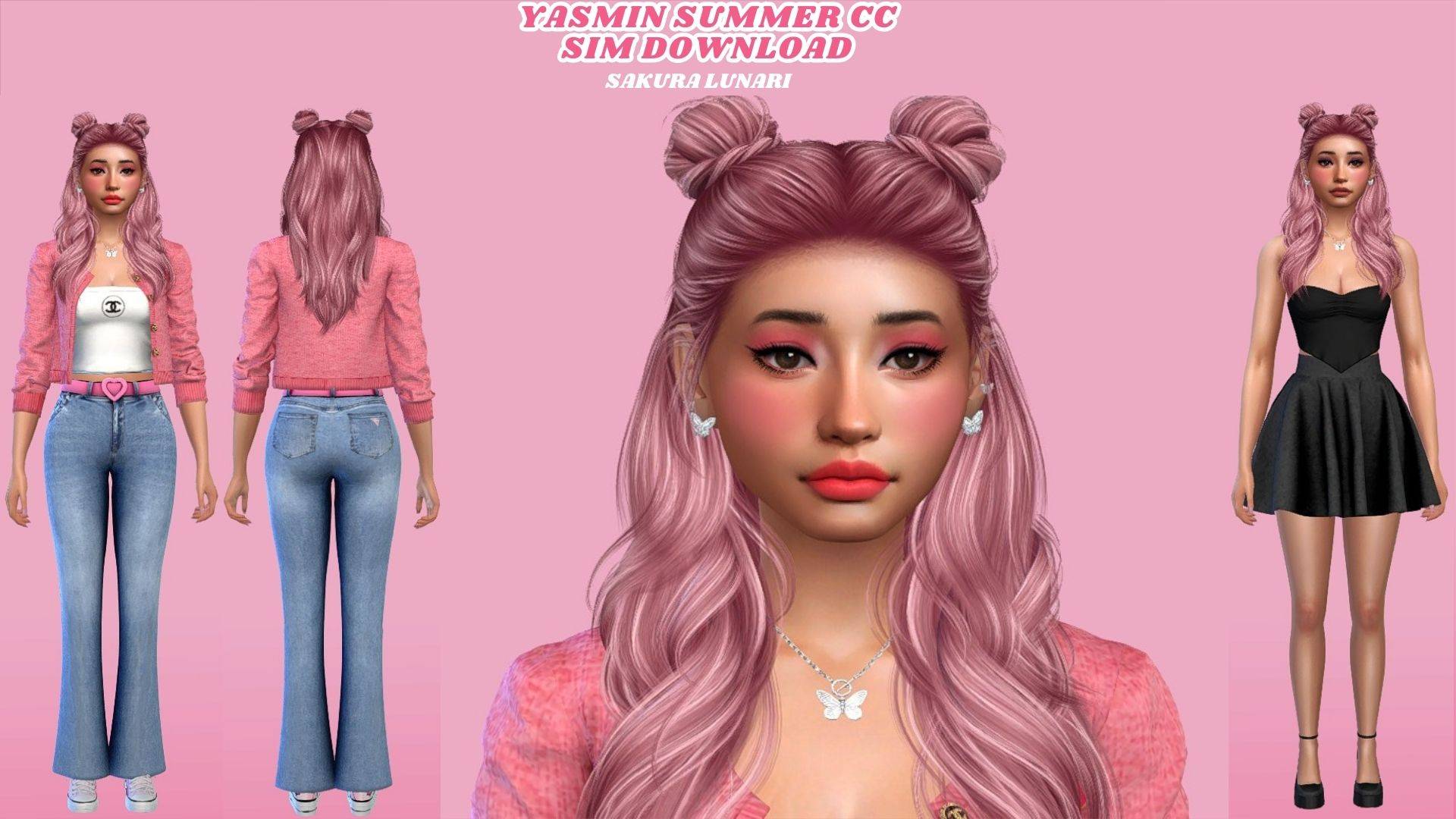 Yasmin Summer CC - The Sims 4 Sims / Households - CurseForge