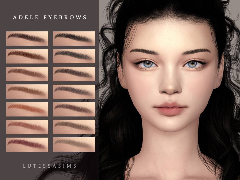 Adele Eyebrows - The Sims 4 Create a Sim - CurseForge