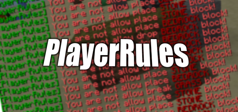 Images - PlayerRules - Bukkit Plugins - Projects - Bukkit