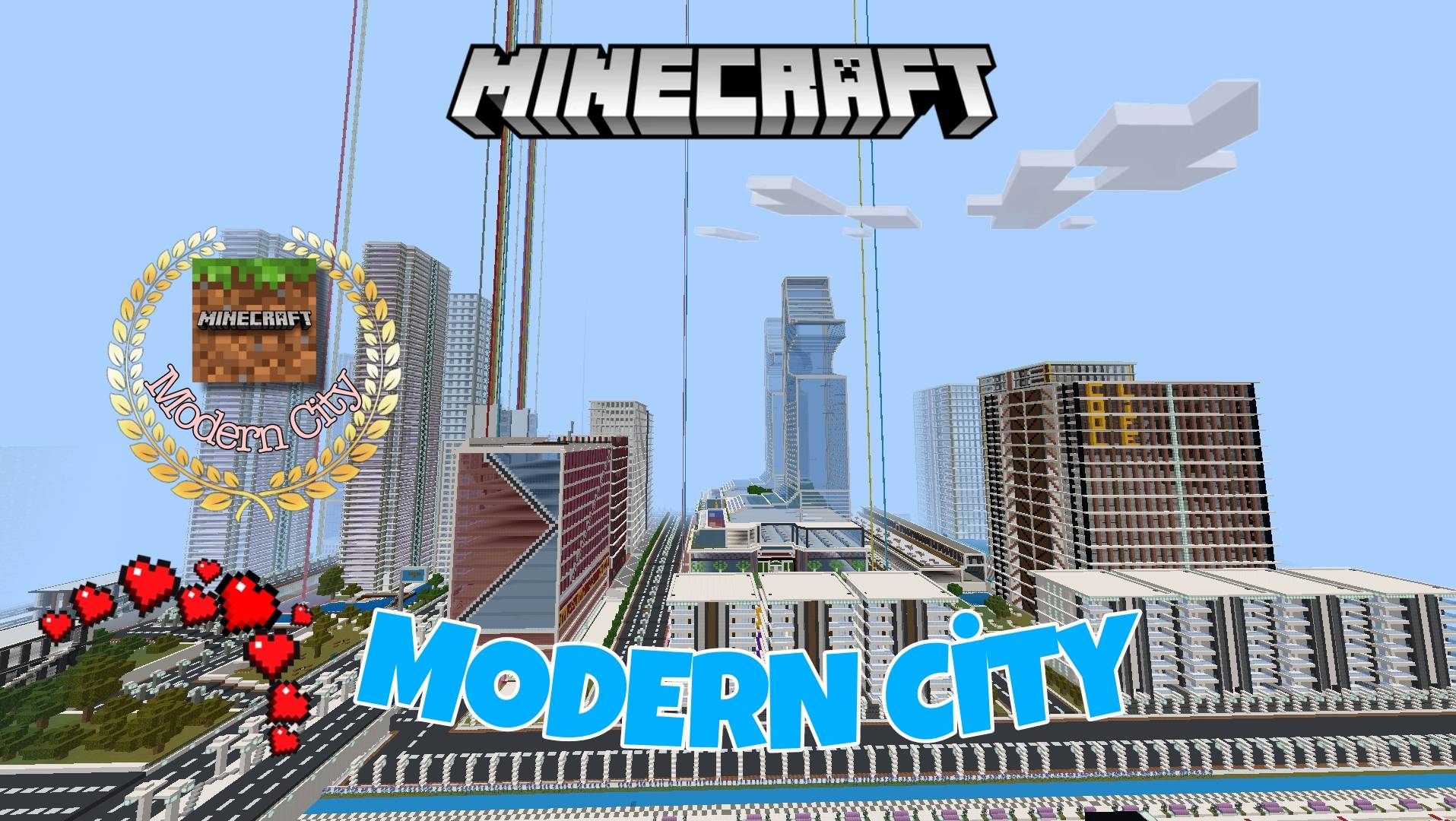 Modern Minimalist City By CoolSqw09 - Minecraft Bedrock Maps - CurseForge