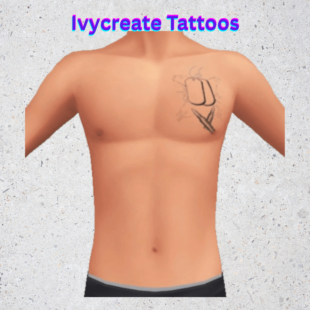 Ivycreate Tattoo IT002 - Base game compatible - The Sims 4 Create a Sim ...