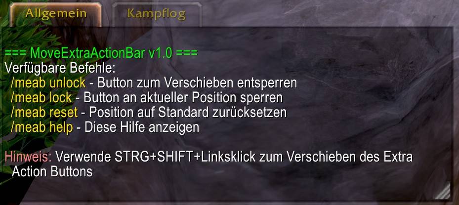 MoveExtraActionBar - World of Warcraft Addons - CurseForge